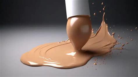 3d에서 흰색 배경 화장품 기초 렌더링 기초 화장품 질감 메이크업 파운데이션 배경 일러스트 및 사진 무료 다운로드