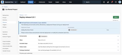 Deployment Freezes Documentation And Support
