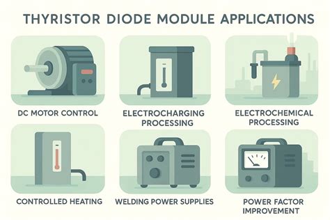 Skkh Thyristor Diode Module 25a 800a Jast Power