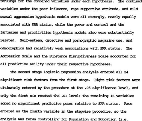 Also Includes The Total Model Chi Squares And Relative Download Table