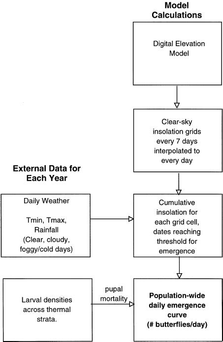 Flowchart Of Model Structure And Data Inputs T Min Minimum Download Scientific Diagram