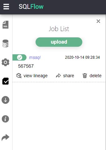 利用job提升马哈鱼数据血缘分析效率 SQLFlow