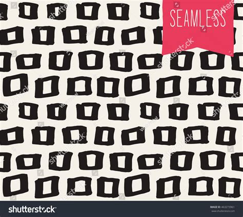 Handsketched Vector Seamless Pattern Artistic Pattern Stock Vector