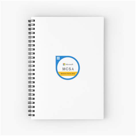 Microsoft Mcsa Windows Server 2016 Certificate Certifications Sticker