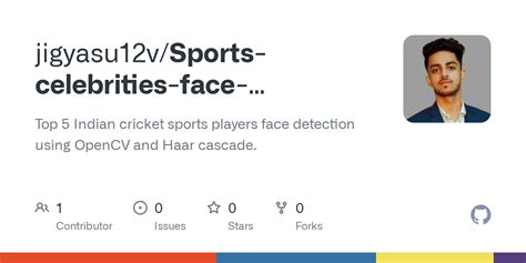 GitHub Jigyasu V Sports Celebrities Face Detection Top Indian Cricket Sports Players Face