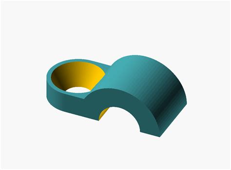 Držák Kabelu Cable Holder Openscad Parametrizable By Dattcz Download Free Stl Model