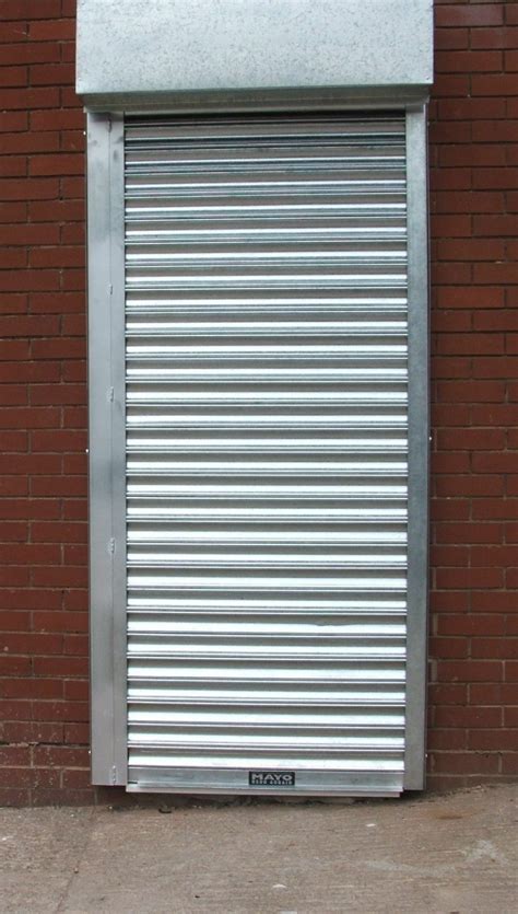 Single Doorway Galvanised Roller Shutter Doors Britannia Retail