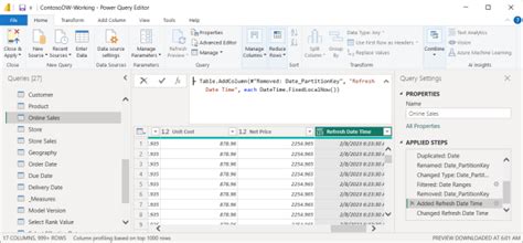 Creating And Displaying A Last Refresh Date Measure Paul Turleys Sql Server Bi Blog