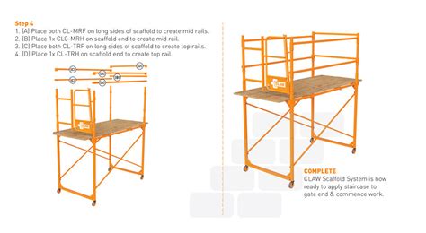 Set Up Claw Scaffold