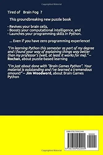 Libro Brain Games Python 99 Acertijos Para Principiantes Cuotas Sin Interés