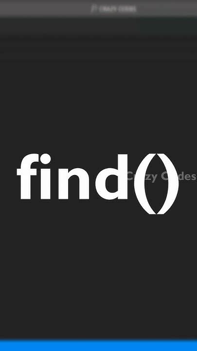 Find Function In Pythoncrazy Codespython Tamilpythontutorial