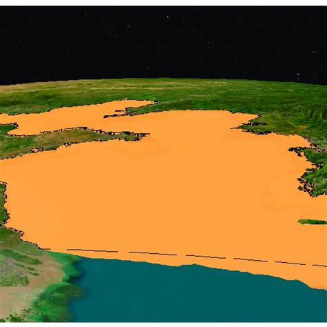 spherical proxy geometry in the yellow sea and bohai sea research area