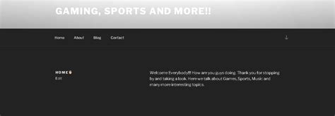 Assignment 7 Week9 The Wordpress Website Customizing Series Part 1