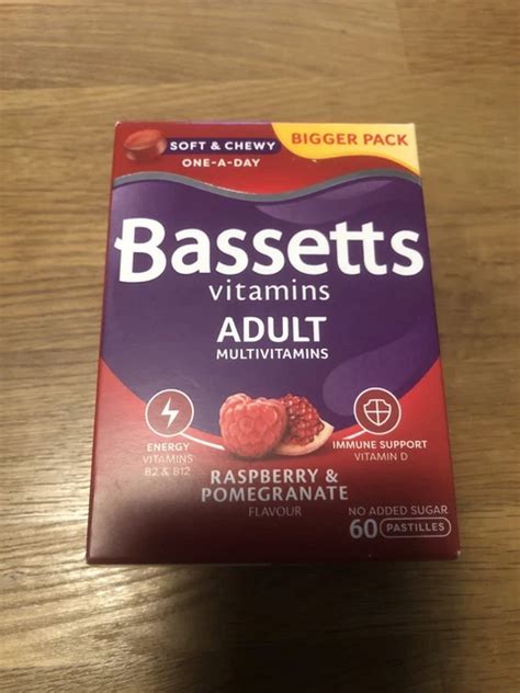 Bassetts Raspberry And Pomegranate Chewable Multi Vitamins Full Box Of