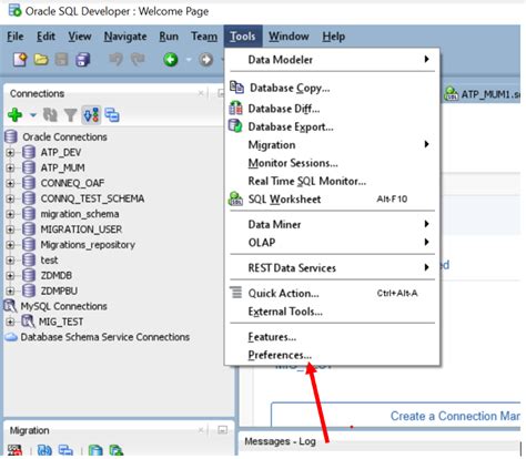 how to migrate database from mysql to oracledb