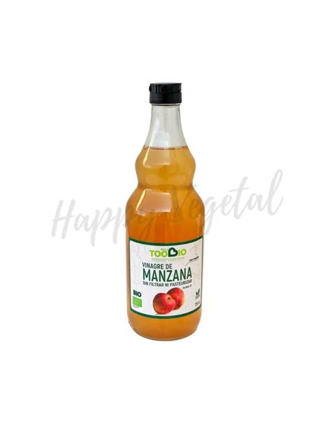Vinagre De Manzana 750ml Toobio