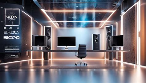 Modern Tech Background Art Premium Ai Generated Image