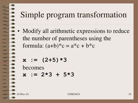 Ppt Program Analysis Representation And Transformation Powerpoint