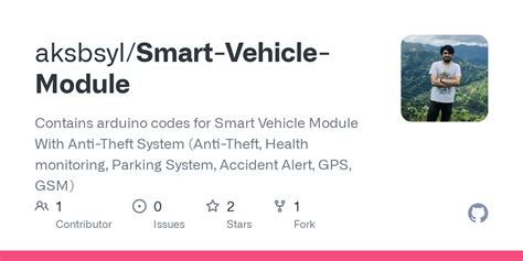 GitHub Aksbsyl Smart Vehicle Module Contains Arduino Codes For Smart Vehicle Module With Anti
