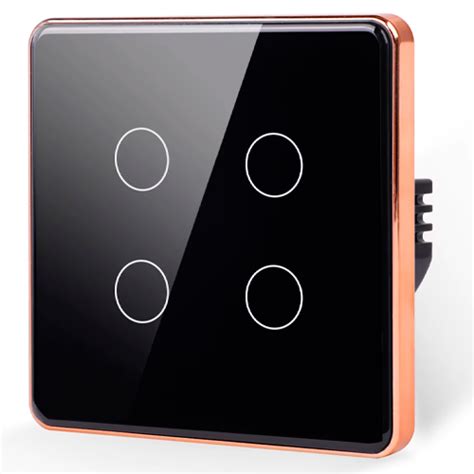 Curved Edge Wifi Smart Home Touch Sensor Switch Gaotek Gao Tek