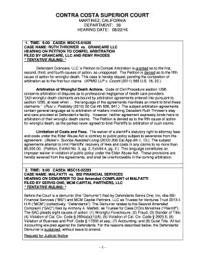 Contra Costa Superior Court Records