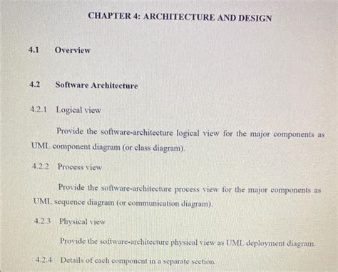 Solved CHAPTER ARCHITECTURE AND DESIGN Overview Chegg