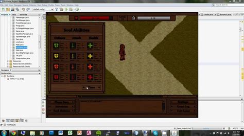 Java Rpg Game Update 3 Gamelog Settings Soul Abilities Menu Youtube