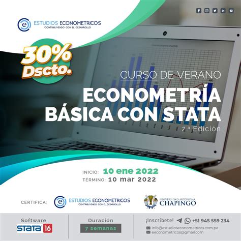 Econometría Con R Python Julia Stata Etc 🎯𝟑𝟎 𝐃𝐒𝐂𝐓𝐎