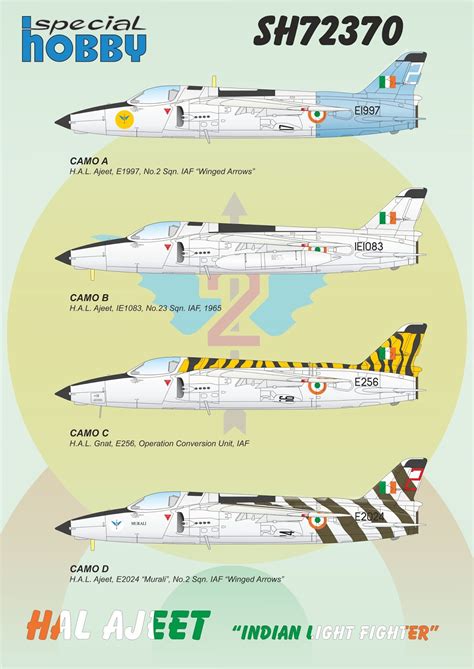Sh72370 Hal Ajeet In 1 72 Side Profiles