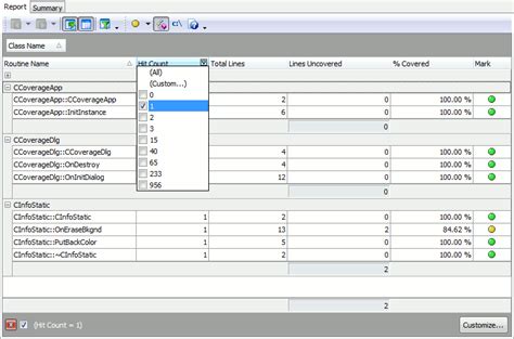 Coverage Profiler Results Overview Aqtime Documentation