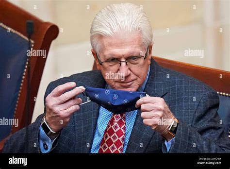 Sen Don Ipson Looks On While Seated On The Senate Floor On Feb 26