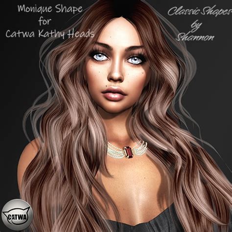 Second Life Marketplace Classic Shapes Monique Shape For Catwa Kathy Heads Add
