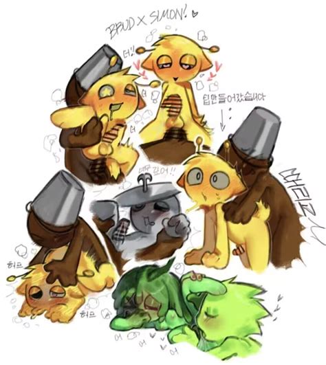 Rule 34 Ass Bodily Fluids Breasts Brown Body Brown Skin Brud Sprunki Clothing Cloudpiss