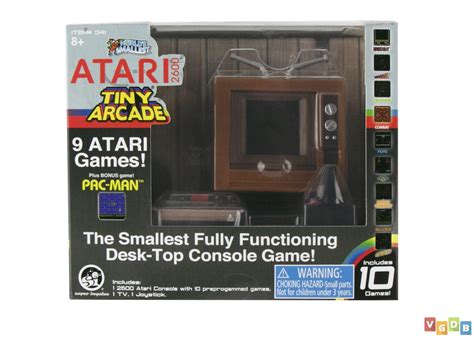 Tiny Arcade Atari 2600 Vgdb Vídeo Game Data Base