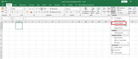 adjusting row height and column width in excel creative blog