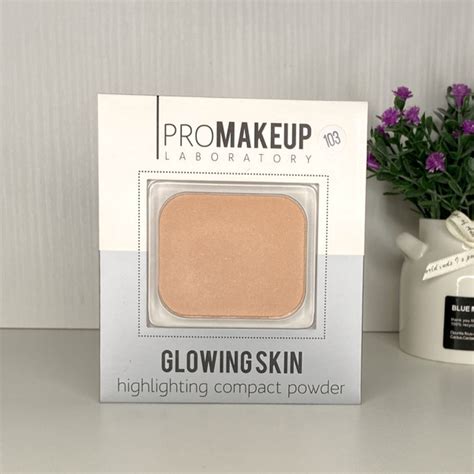 Компактный хайлайтер GLOWING SKIN / оттенок 103 / PROMAKEUP laboratory ...