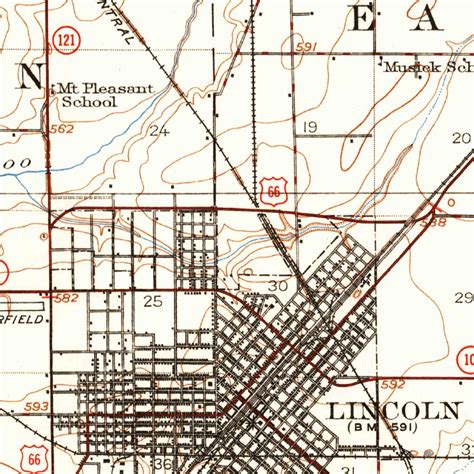 Lincoln Il 1913 62500 Scale Map By United States Geological Survey Avenza Maps