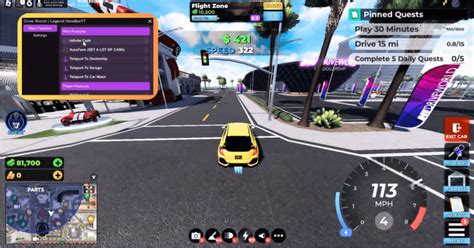 Drive World Script Roblox Database