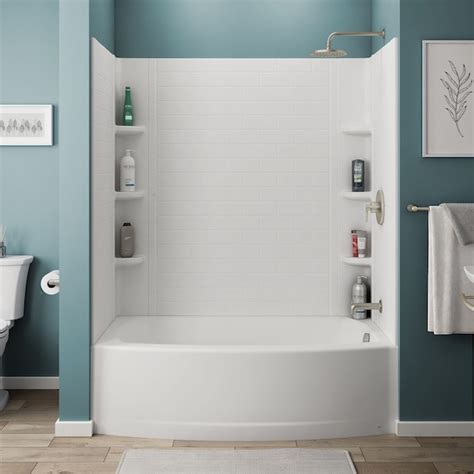 Shop American Standard Elevate Bathtub And Wall Panel Kit At