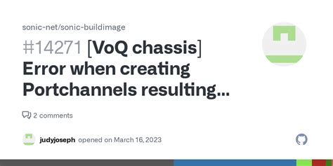 VoQ Chassis Error When Creating Portchannels Resulting In SAI Error Issue Sonic Net