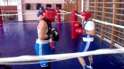 Женский бокс профессионалы тренировочные бои 6 Конкин И Fightme