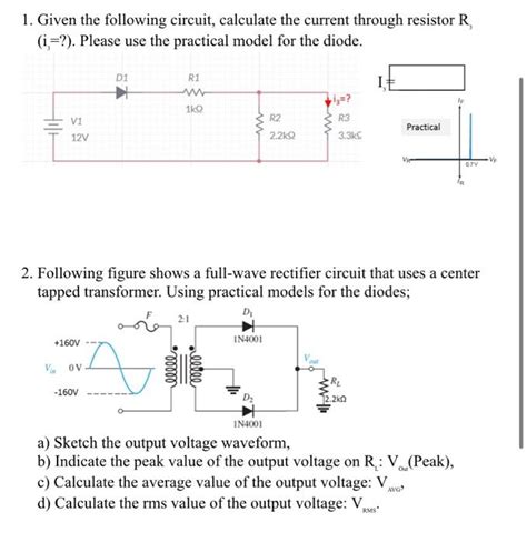 Solved Given The Following Circuit Calculate The Current Chegg