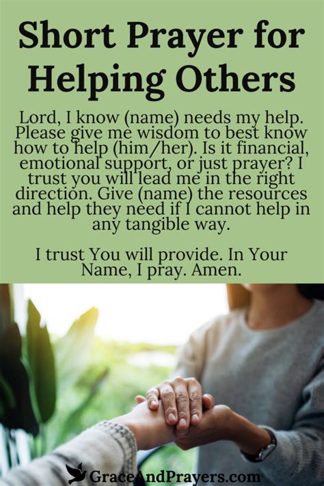 6 Generous Prayers For Helping Others Grace And Prayers