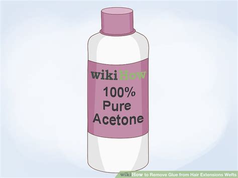 Ways To Remove Glue From Hair Extensions Wefts WikiHow
