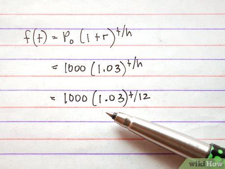 How To Write An Exponential Function Given A Rate And An Initial Value