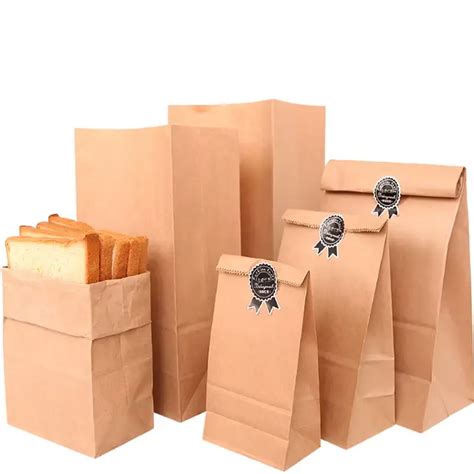 Get Custom Kraft Paper Food Bags From Box Packaging Manufacturer In