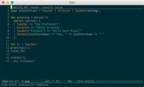 拼凑了一个 Ob Reason（org Babel Support For Evaluating Reason Source Code