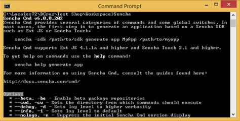 Sencha Cmd Windows Installation Manual