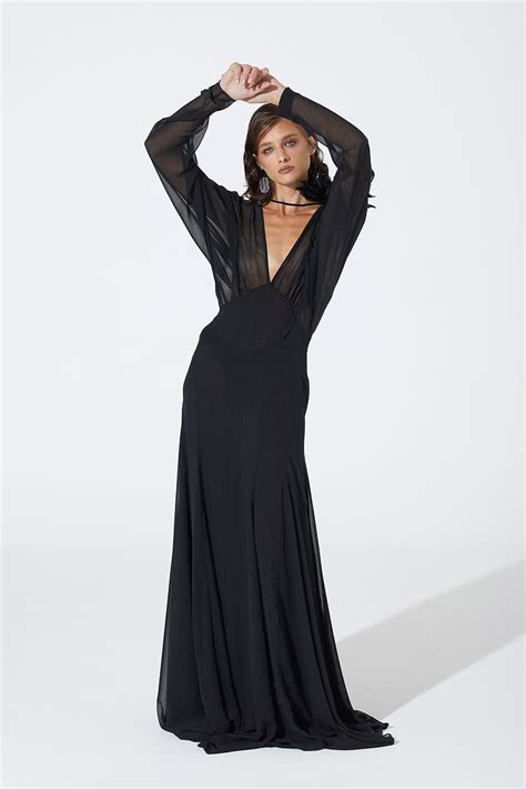 Black Floaty Maxi Dress Cult Mia Babukhadia