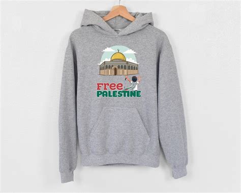 Free Palestine Hoodie Al Aqsa Mosque Hoodie Support Palestine Hoodie